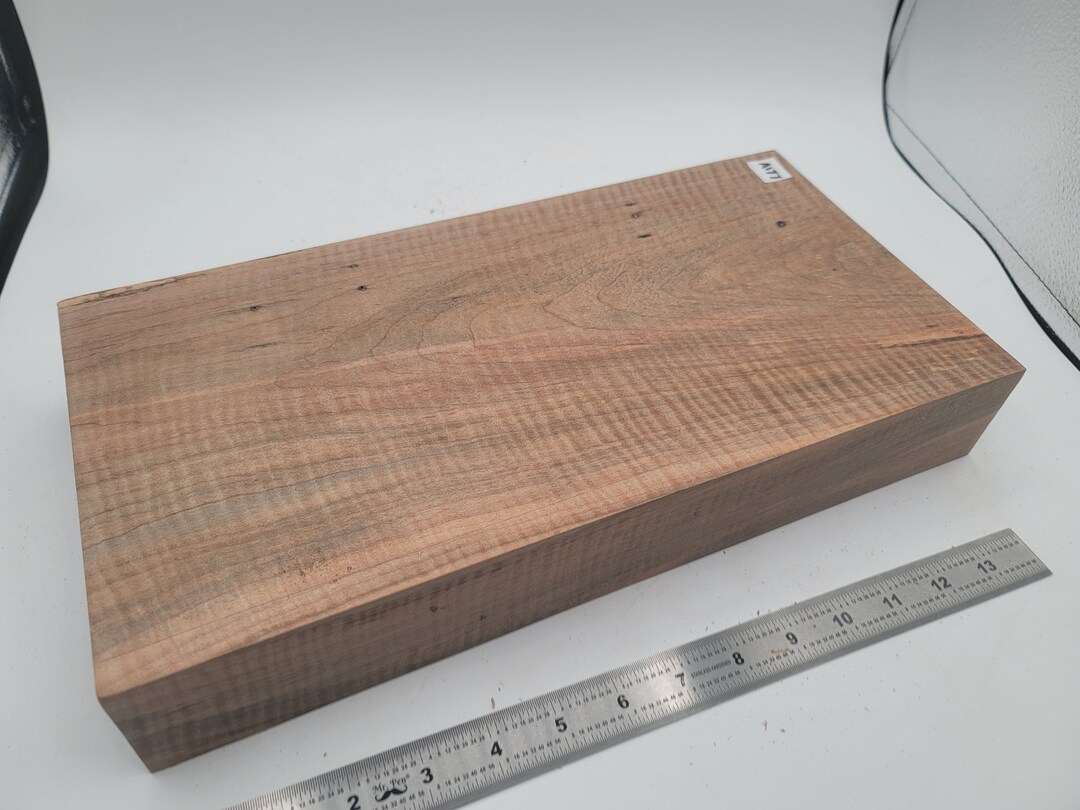 Spalted Curly Maple Blank, 15x7.5x2.5 - Etsy