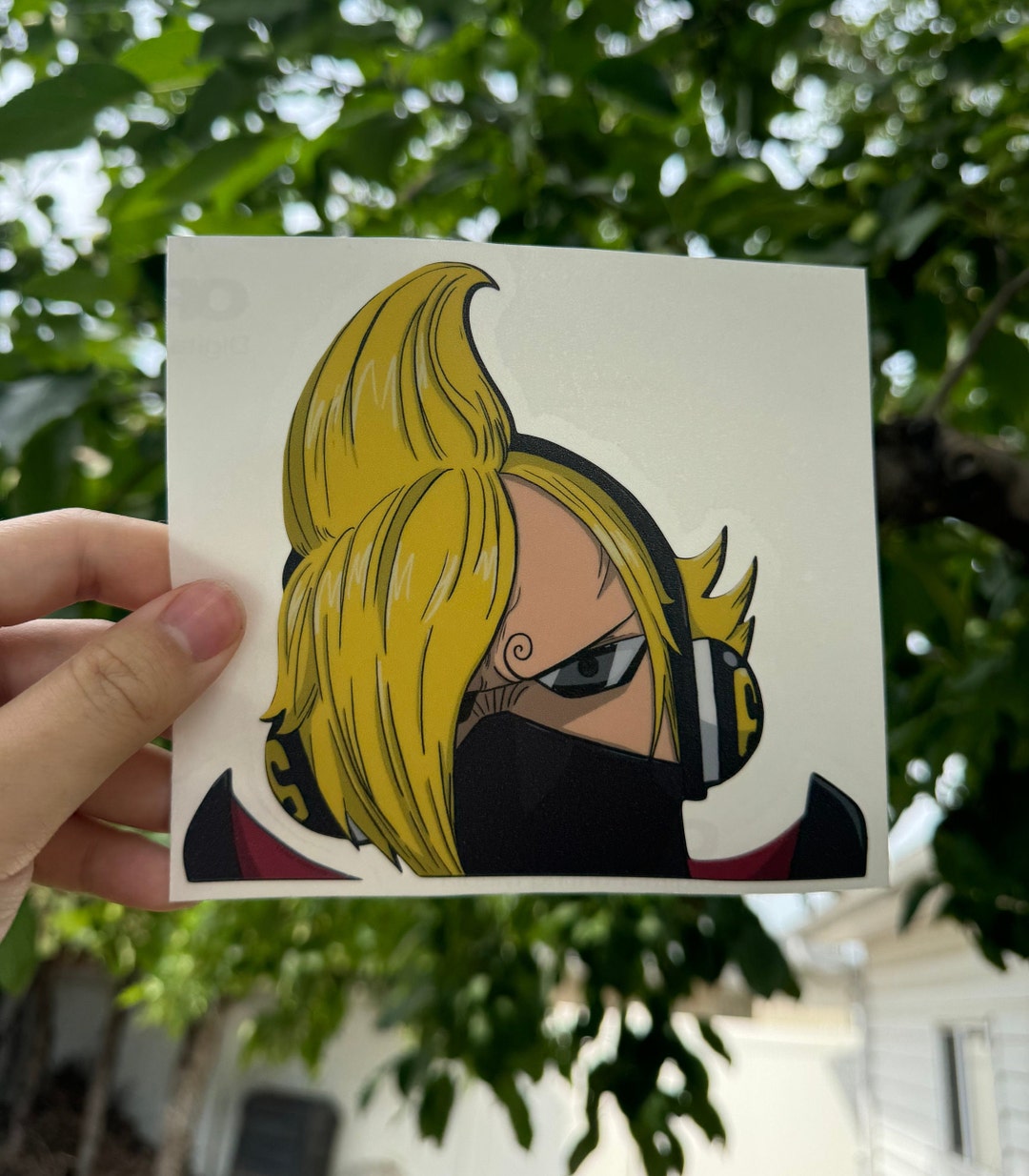 Anime Sticker | Anime Strawhat Chef | Anime Car Vinyl Decal | Anime ...