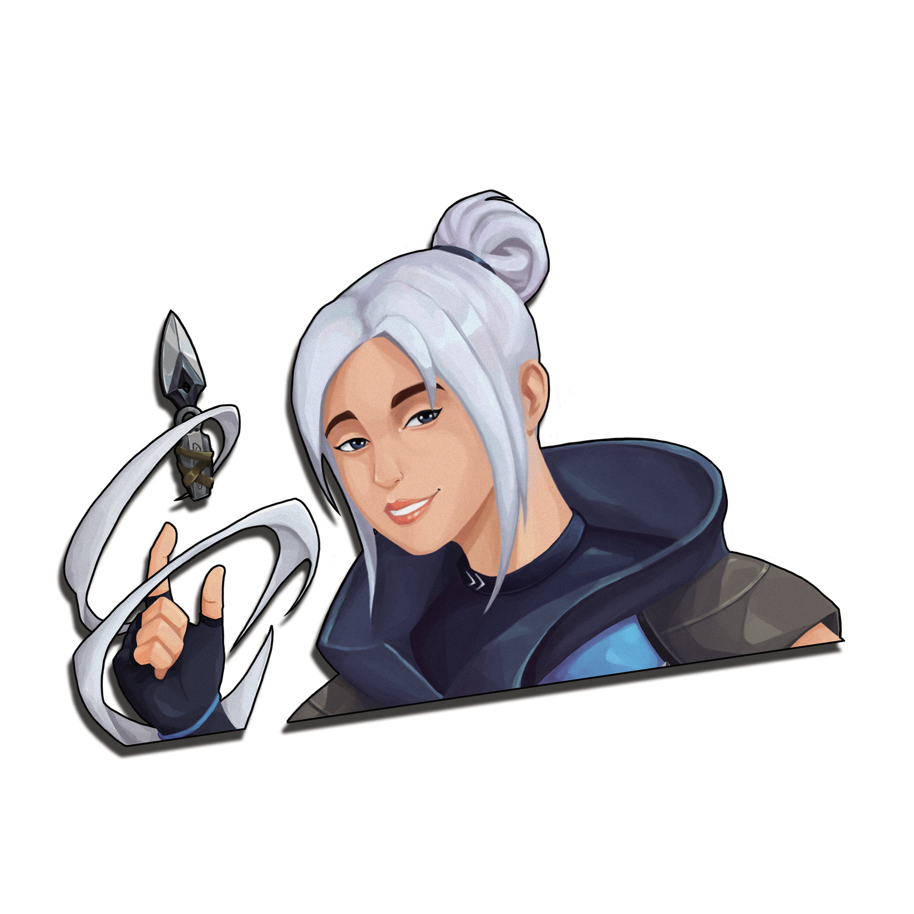 Valorant Sticker | Valorant Wind Duelist Peeker | Anime Car Vinyl Decal ...