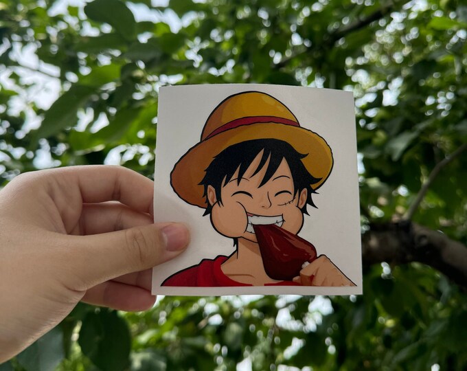 Straw Hat Luffy Decal - Etsy Canada