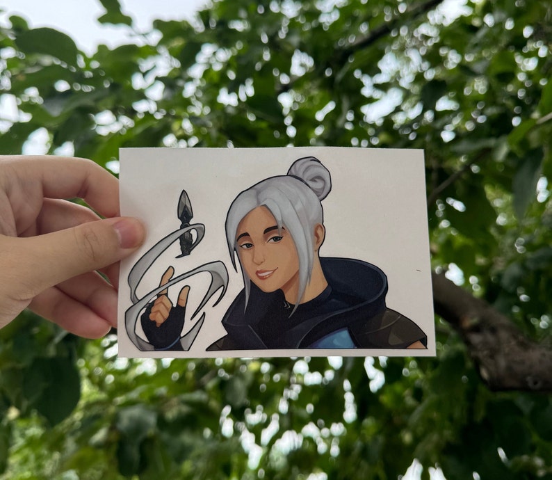 Valorant Sticker | Valorant Wind Duelist Peeker | Anime Car Vinyl Decal ...