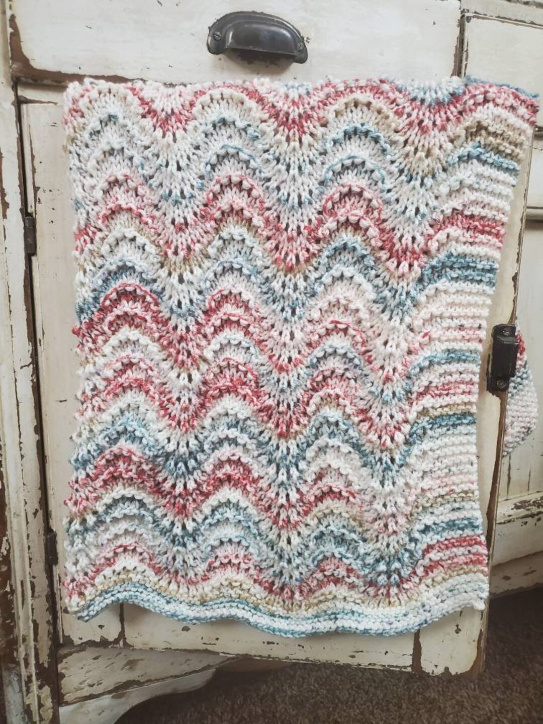 Handmade Knitted Baby Blanket - Cobblestone - Etsy