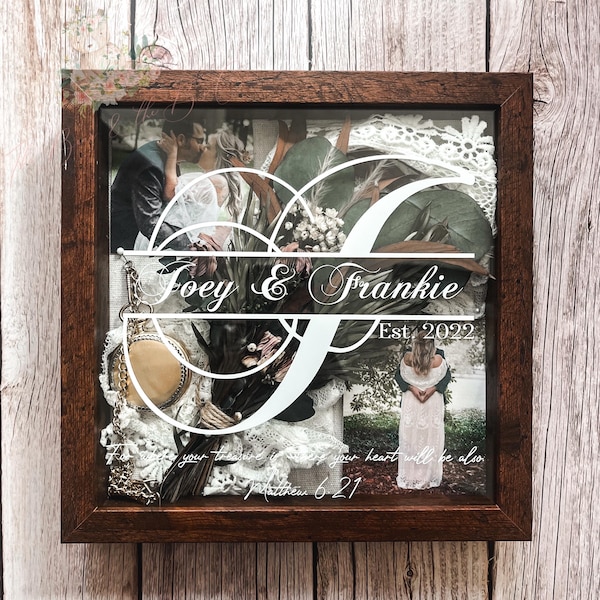 Wedding Shadow Box - Etsy