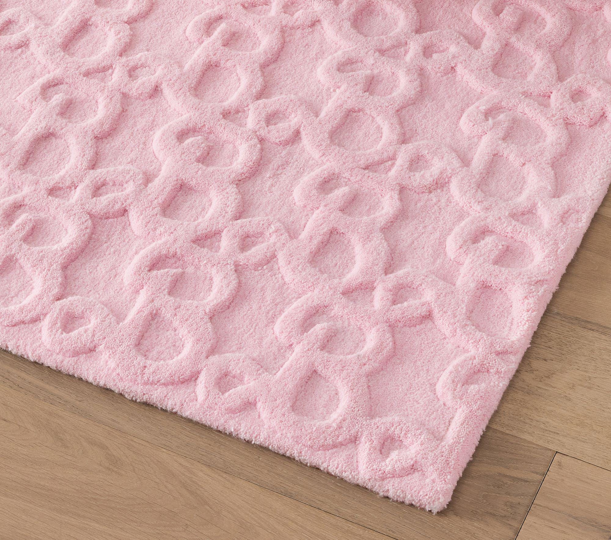 Handmade Pink Barbie Rug | Plush Kids Playroom Decor - Etsy