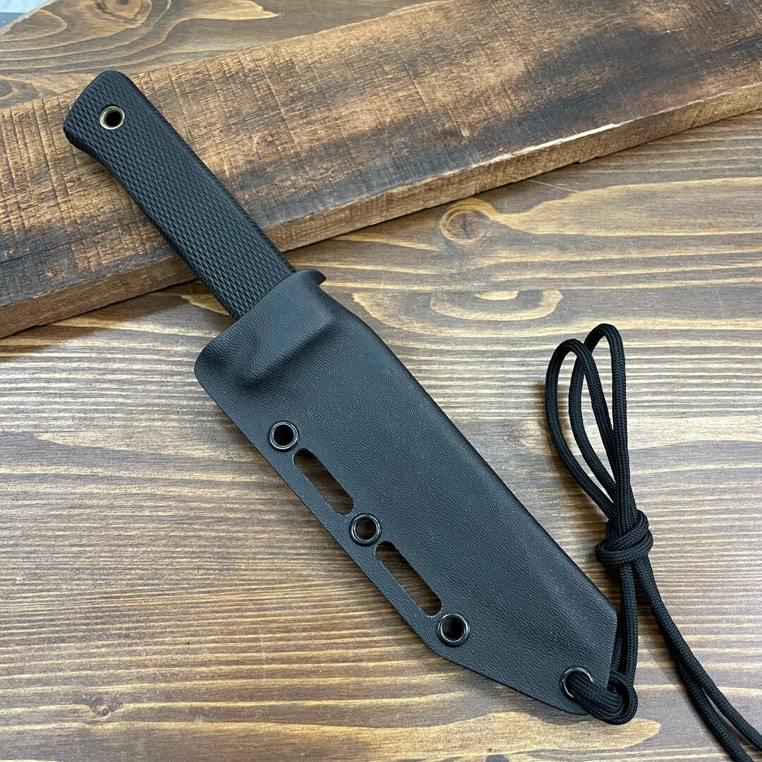 RK Custom Black Kydex Sheath for A Cold Steel SRK Compact Fixed Blade ...