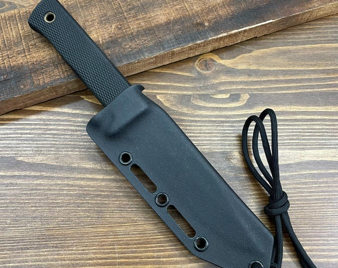 RK Custom Black Kydex Sheath for A Cold Steel SRK Compact Fixed Blade ...