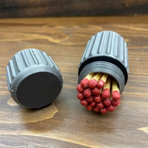 Waterproof Emergency Matches Fire Starting Kit With Black Waterproof ...