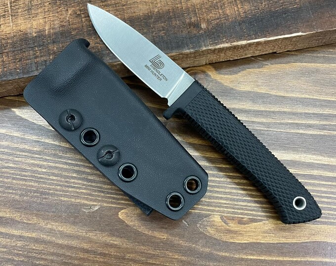 RK Custom Black Kydex Sheath for A Cold Steel Pendleton Mini Hunter With Clip - Etsy
