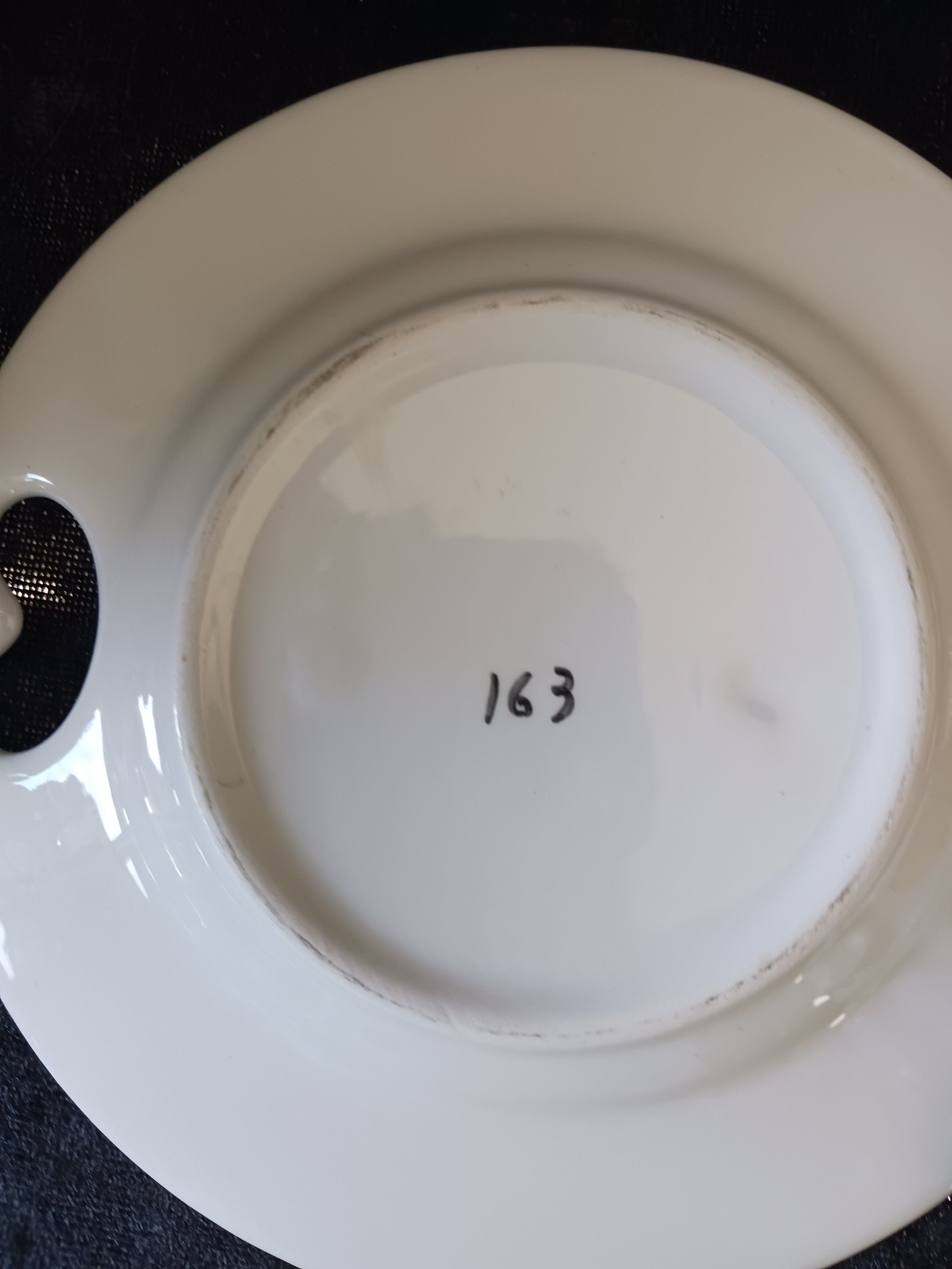 Anfora Portugal Hand Painted Pottery Condiment Dish W/ Lid, Underplate ...