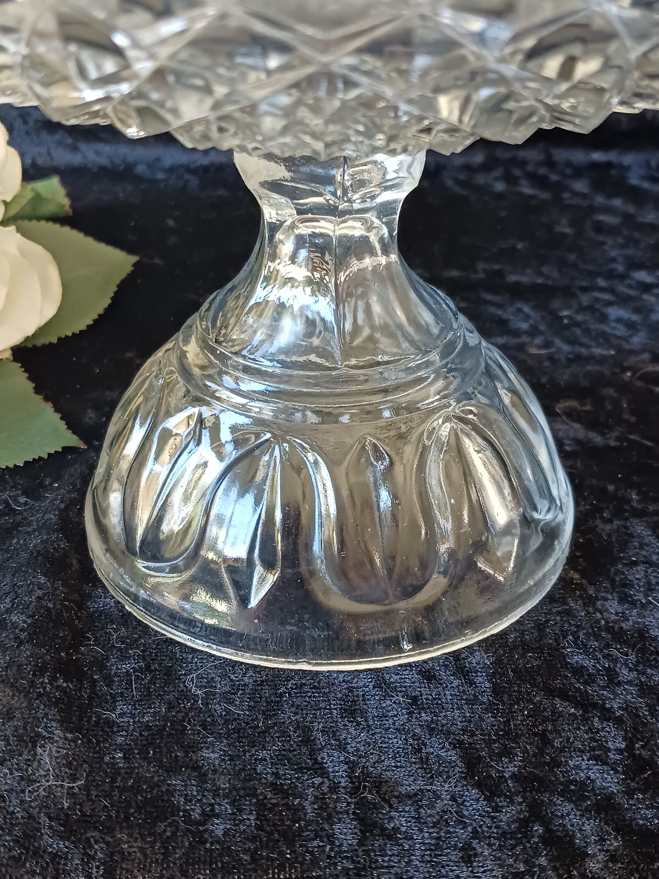 EAPG Flint Glass Hobbs Brockunier & Co. SAWTOOTH Compote 1860's - Nice ...