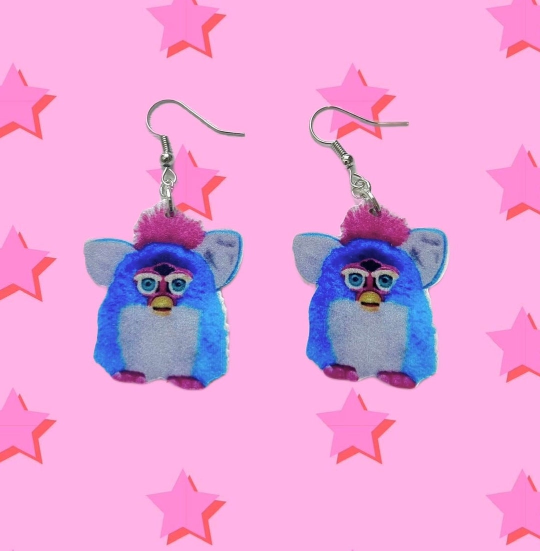 Funky Creature Earrings 2D - Etsy