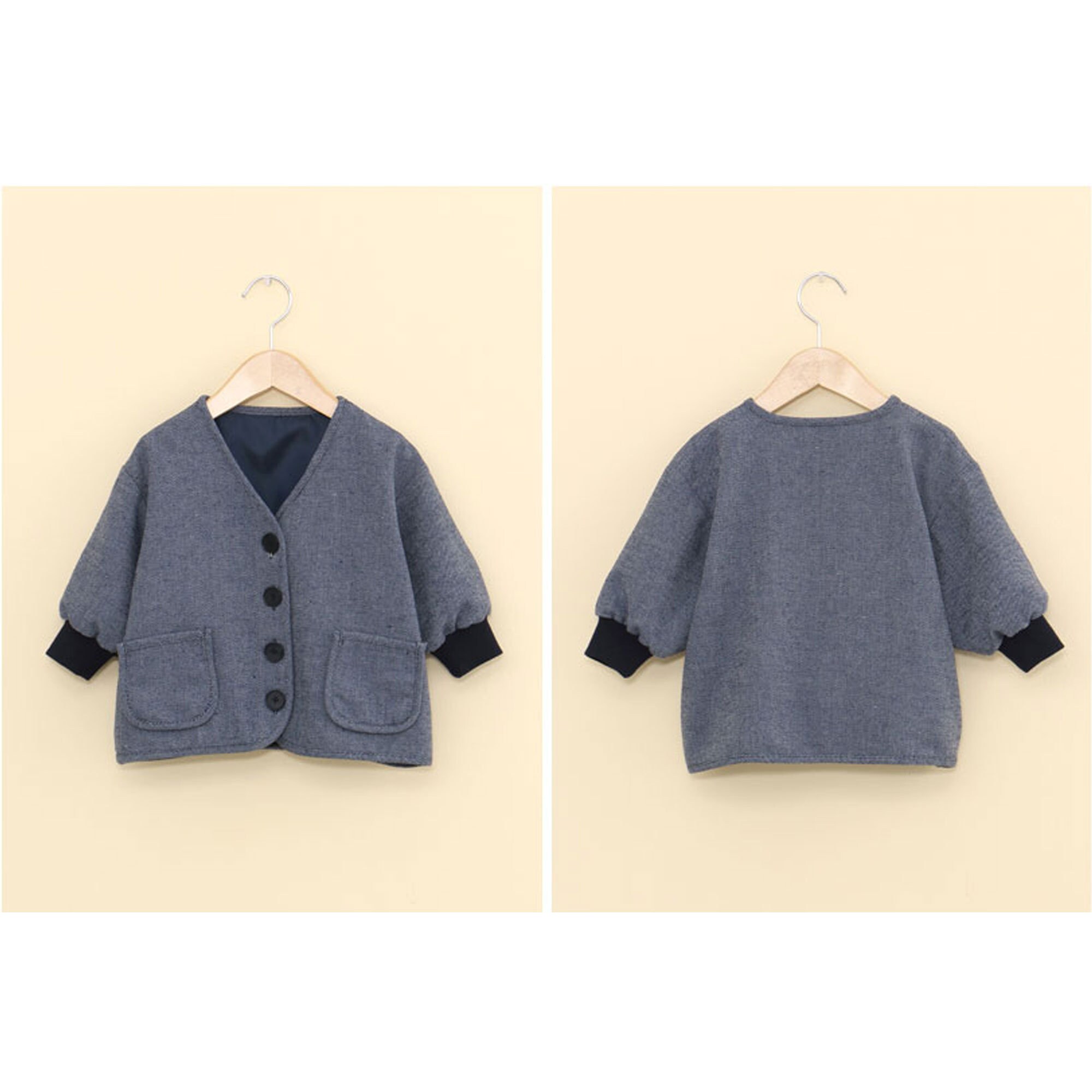 Pattern for Kids Cute and Cozy Children Jacket Actual Size - Etsy