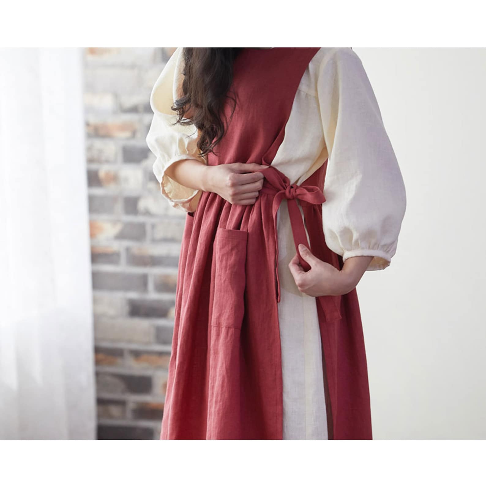 Pattern for Woman]simple Layered Woman Dress, Actual Size PDF Pattern ...