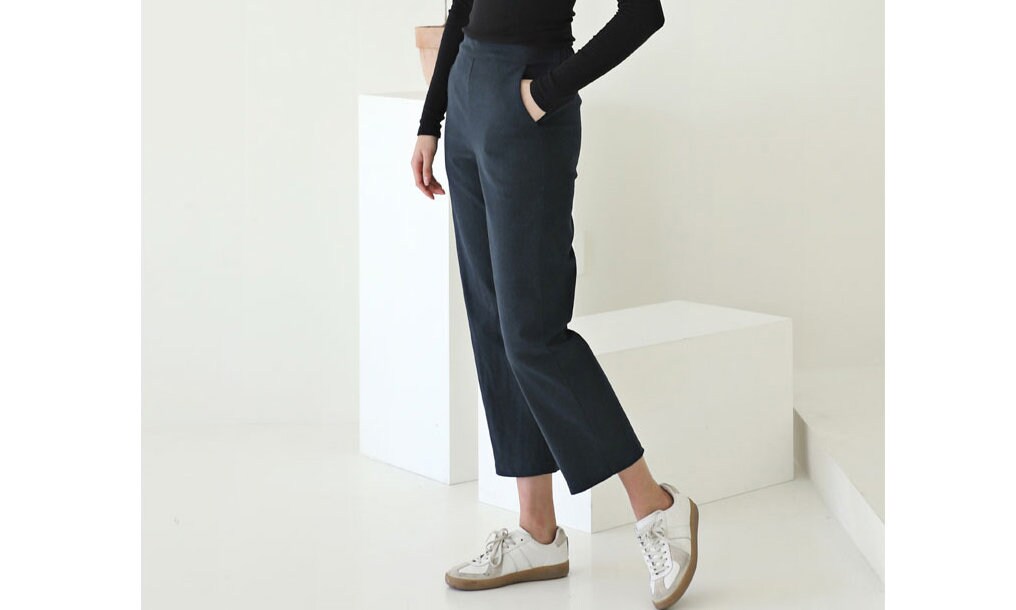 Pattern for Woman]simple Straight Pants, Actual Size PDF Pattern (ver ...