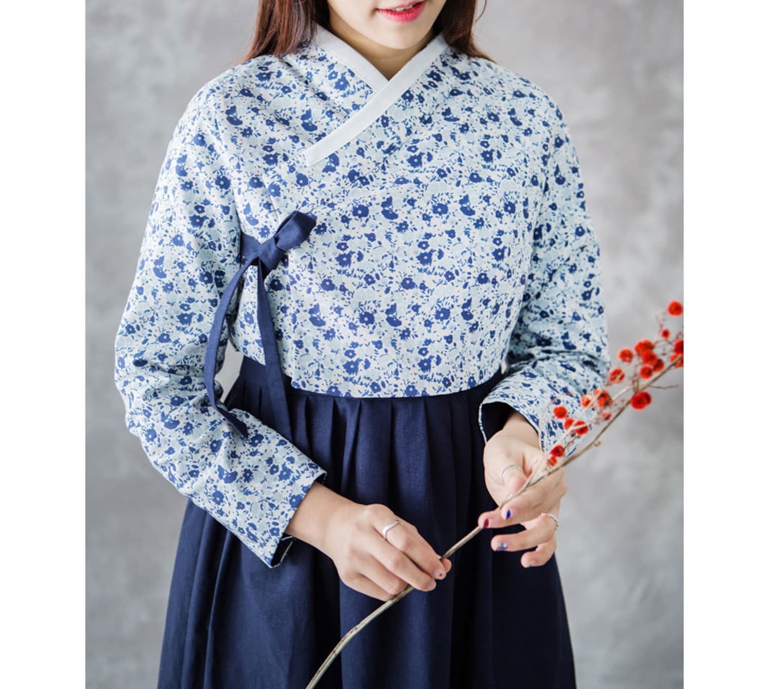 Pattern for Women] Korea Traditional Modern Dress, Hanbok, Actual Size ...