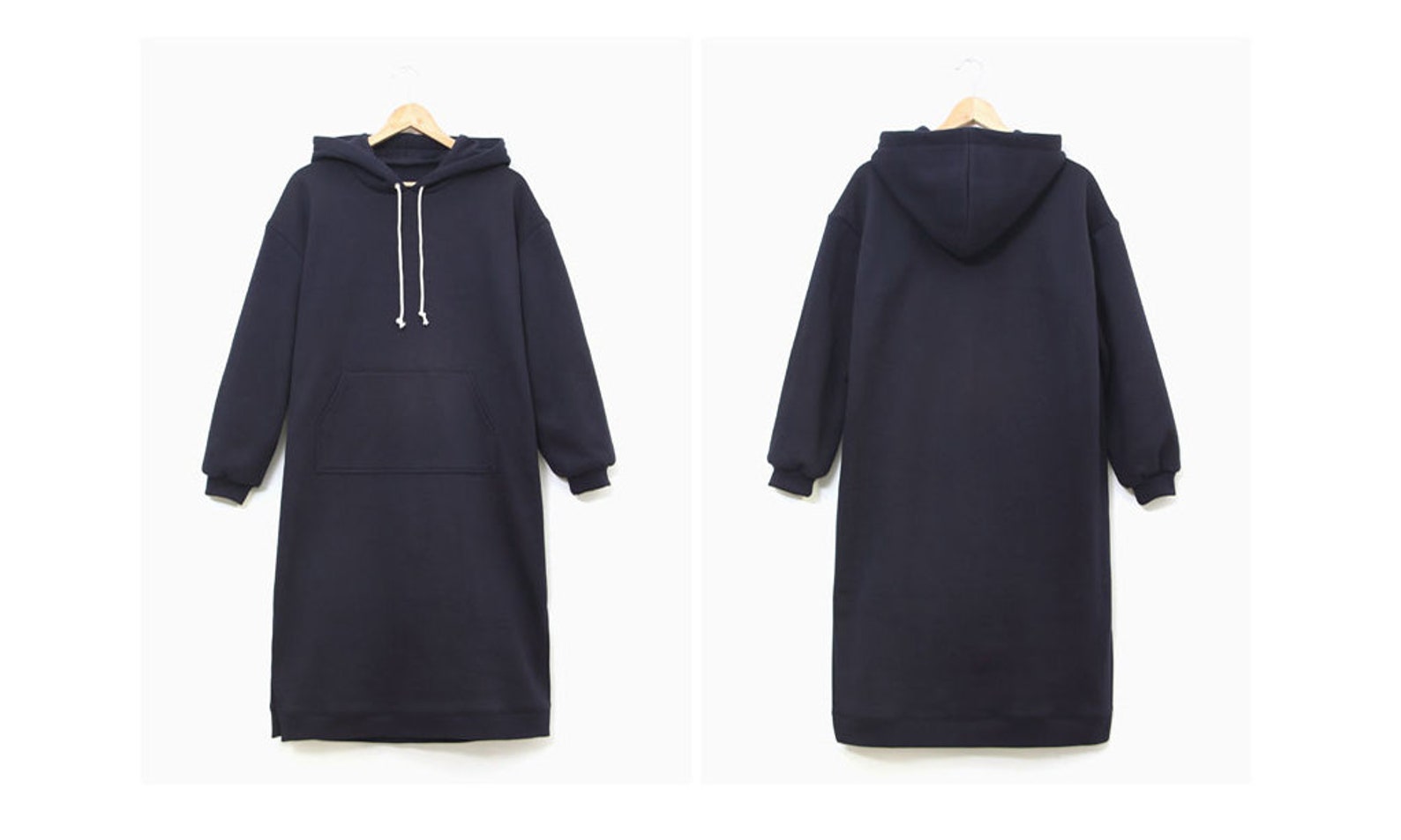 Pattern for Woman] Comfortable Hooded Woman Dress, Actual Size PDF ...
