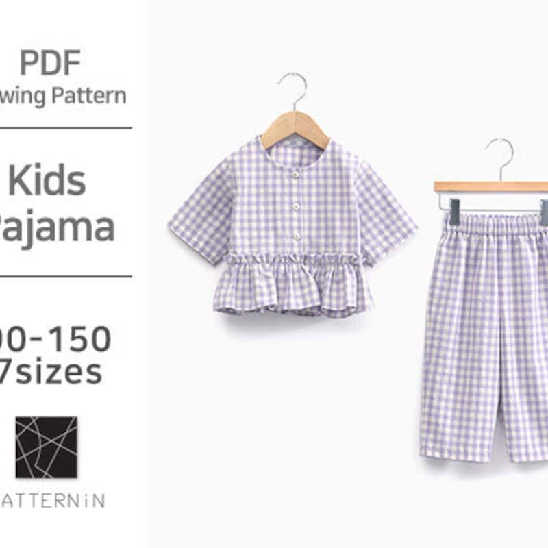 Girls Pajama Pattern - Etsy