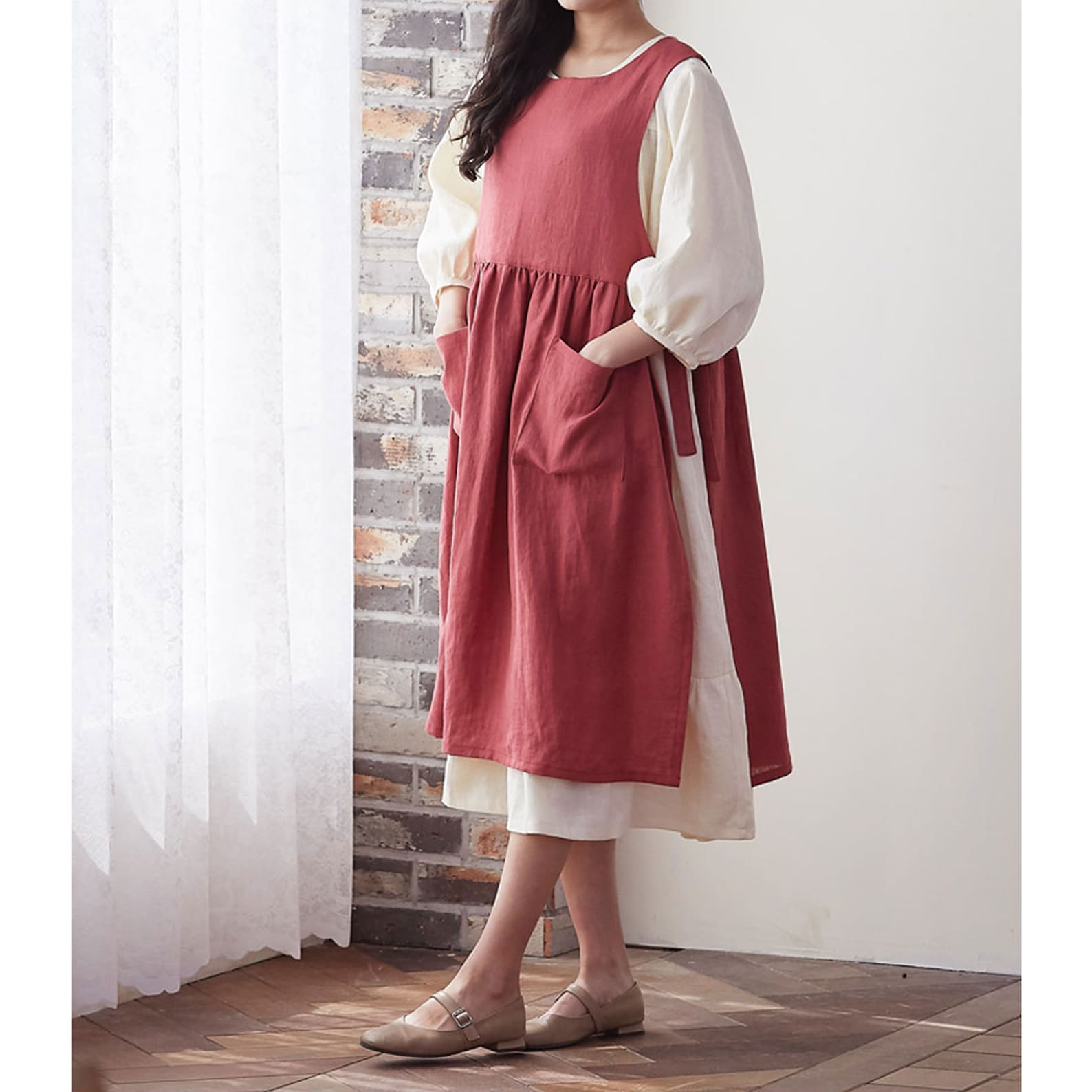 Pattern for Woman]simple Layered Woman Dress, Actual Size PDF Pattern ...