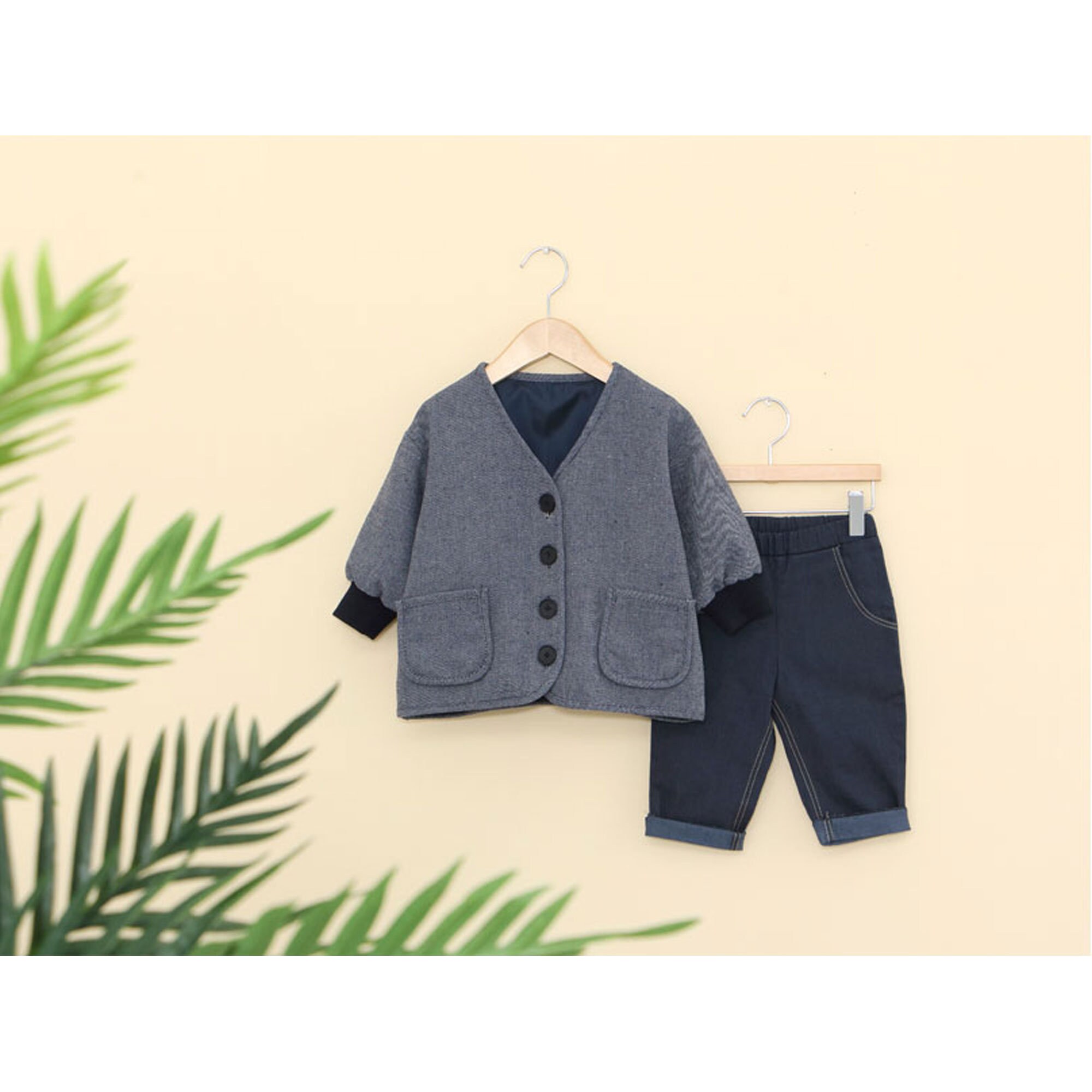 Pattern for Kids Cute and Cozy Children Jacket Actual Size - Etsy