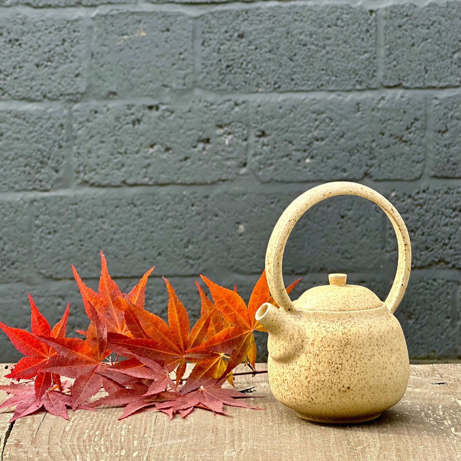 290ml Ceramic Teapot, Artisan Work, Japanese Style, Handmade, Tea Pot ...