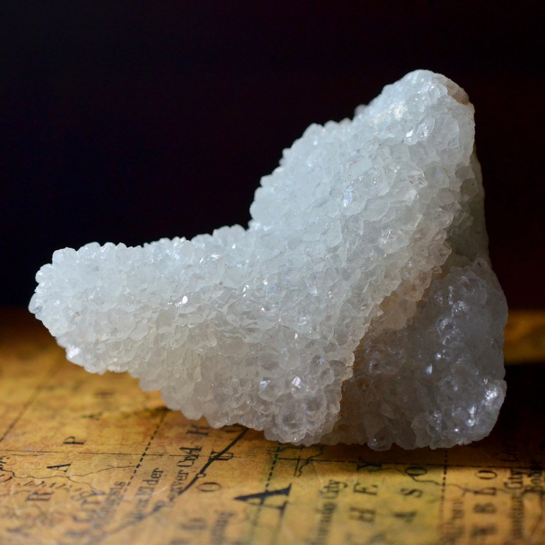 Stalactite Druzy Crystal Zeolite Raw Crystals Quartz Geode Mineral - Etsy