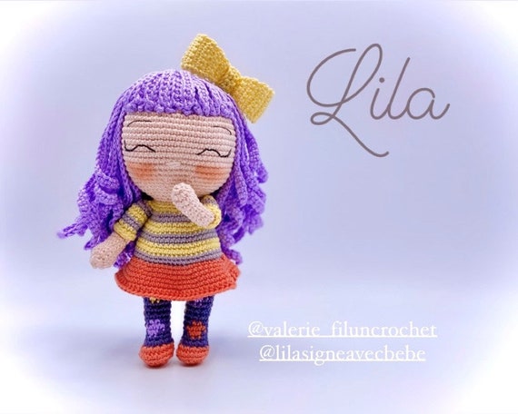TUTORIEL LILA De Lilasigneavecbébé _ Patron Au Crochet Poupée - Etsy