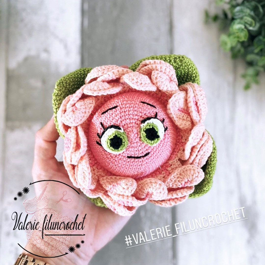 PEONY TUTORIAL, "les Calices" Collection _ Crochet Pattern / Amigurumi ...