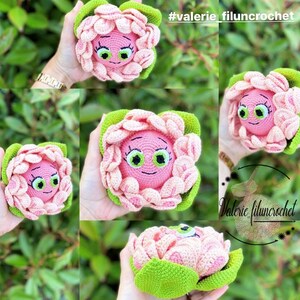 PEONY TUTORIAL, "les Calices" Collection _ Crochet Pattern / Amigurumi ...