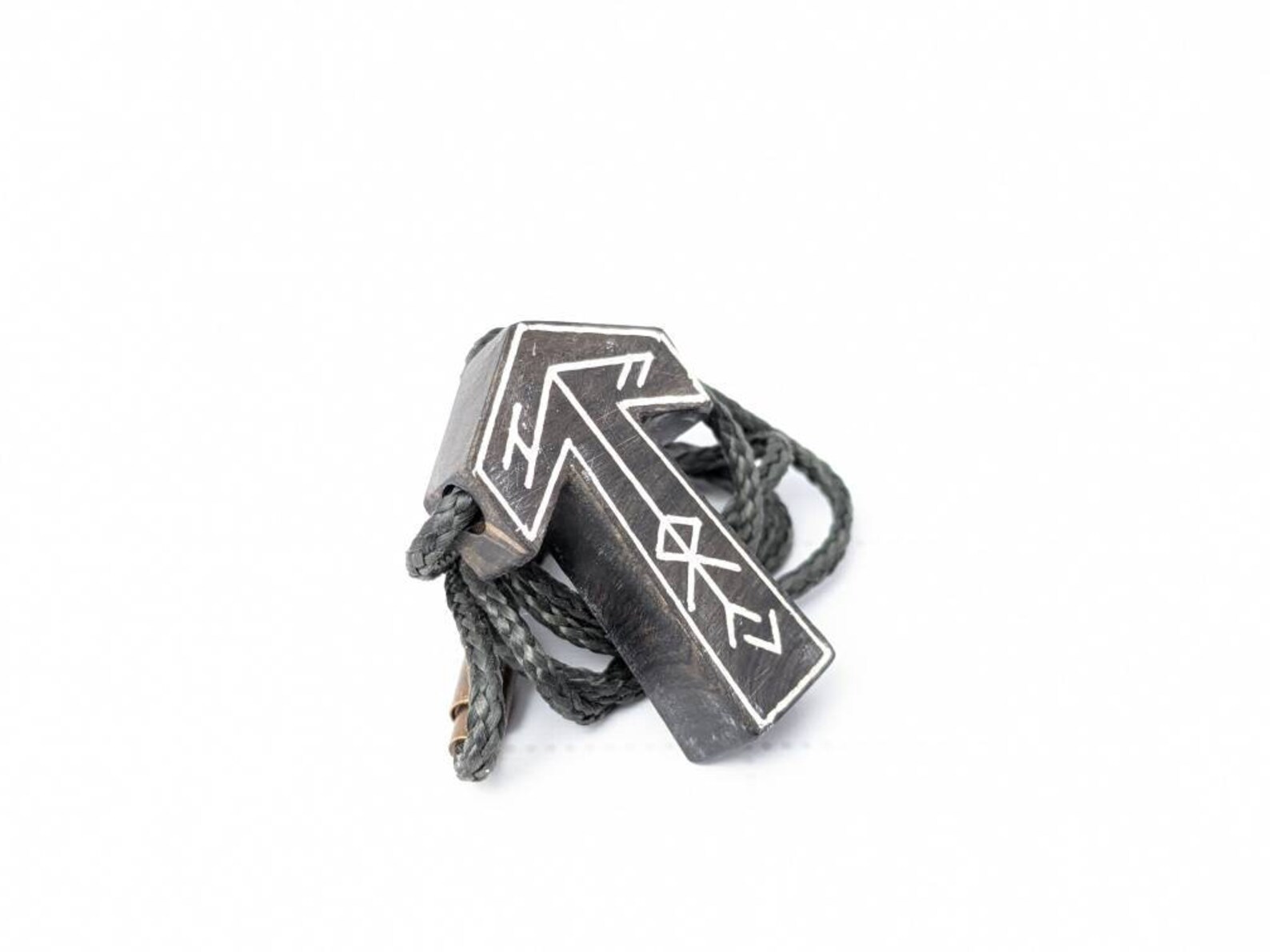 Tyr Rune Pendant Engraved With a Custom Name Bindrune - Etsy