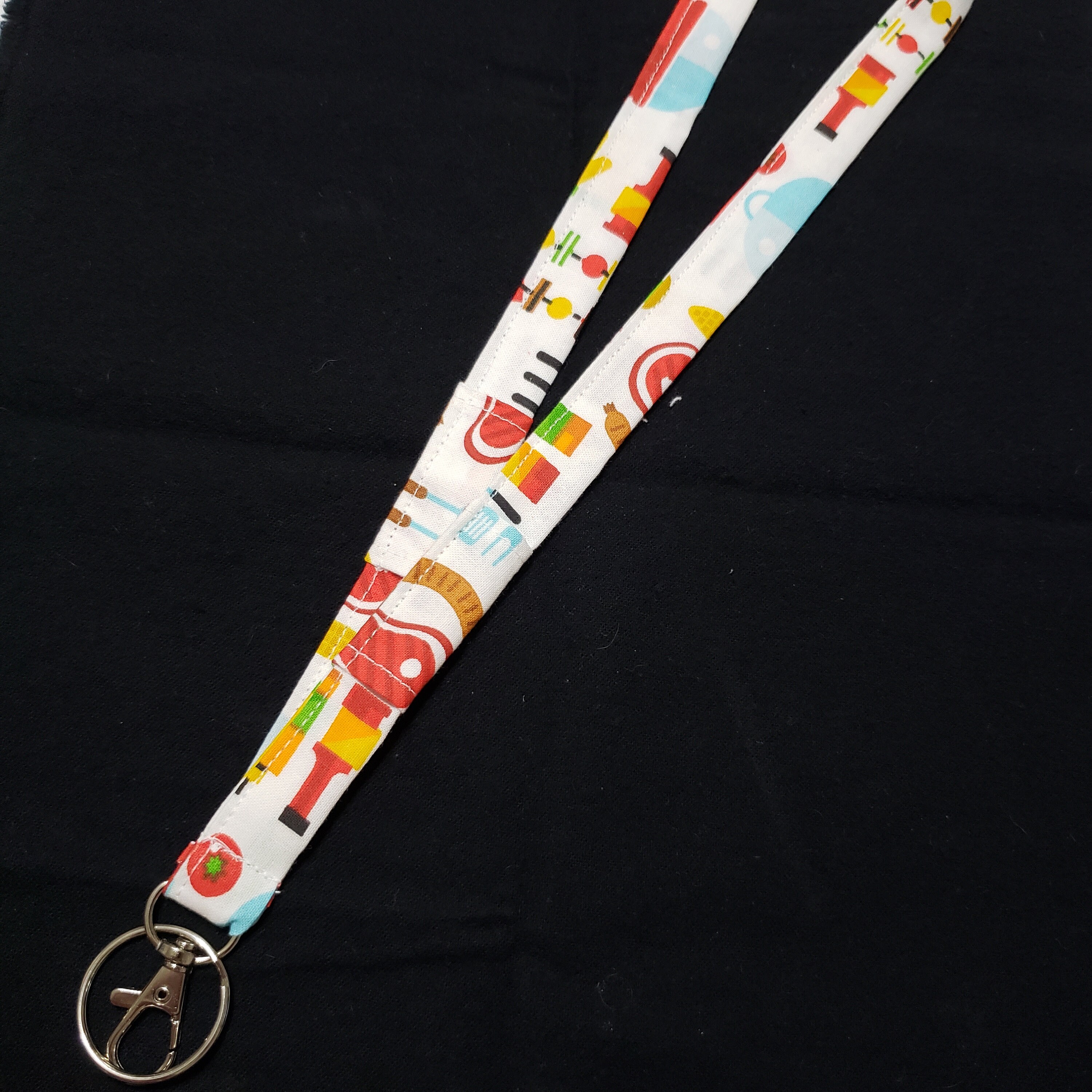 Cookout Foods Lanyard With 2 Pen Loops, Glasses Loop, Badge and Key ...