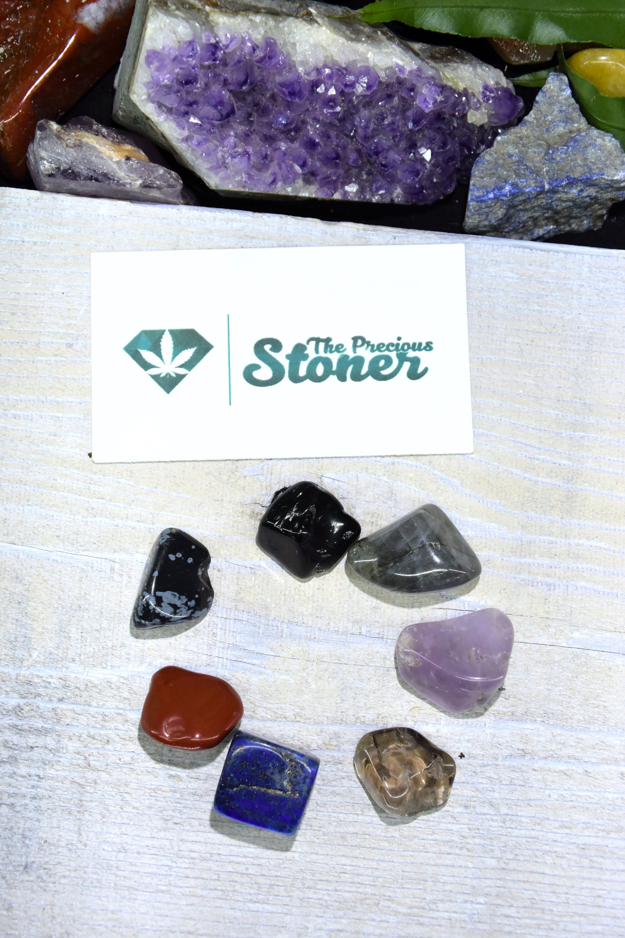 Protection Crystal Set – Black Tourmaline, Amethyst, and Labradorite - Etsy