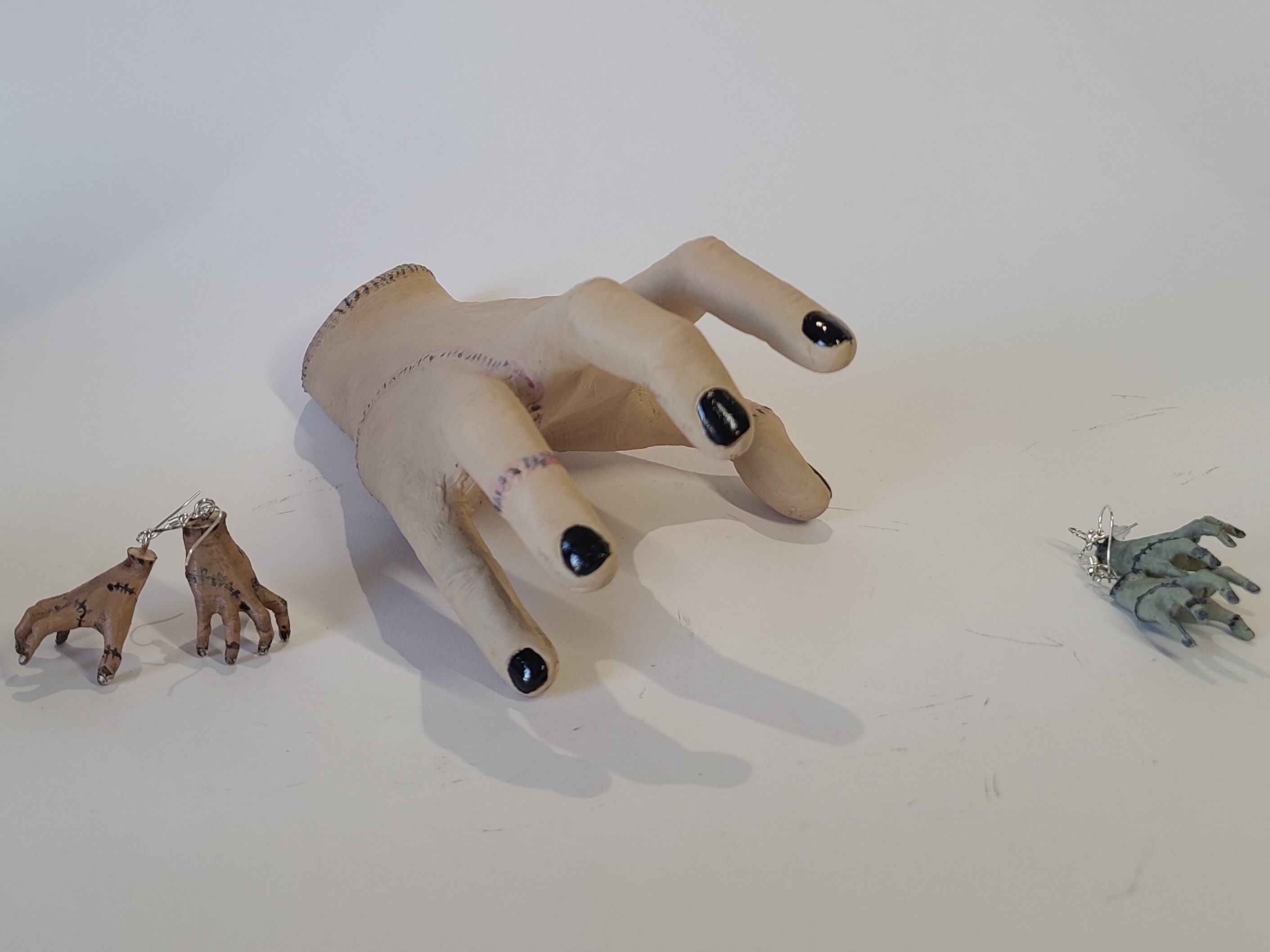 Thing Phone Stand, Life-size 3d Printed. Inspired by Wednesday. Sanded ...
