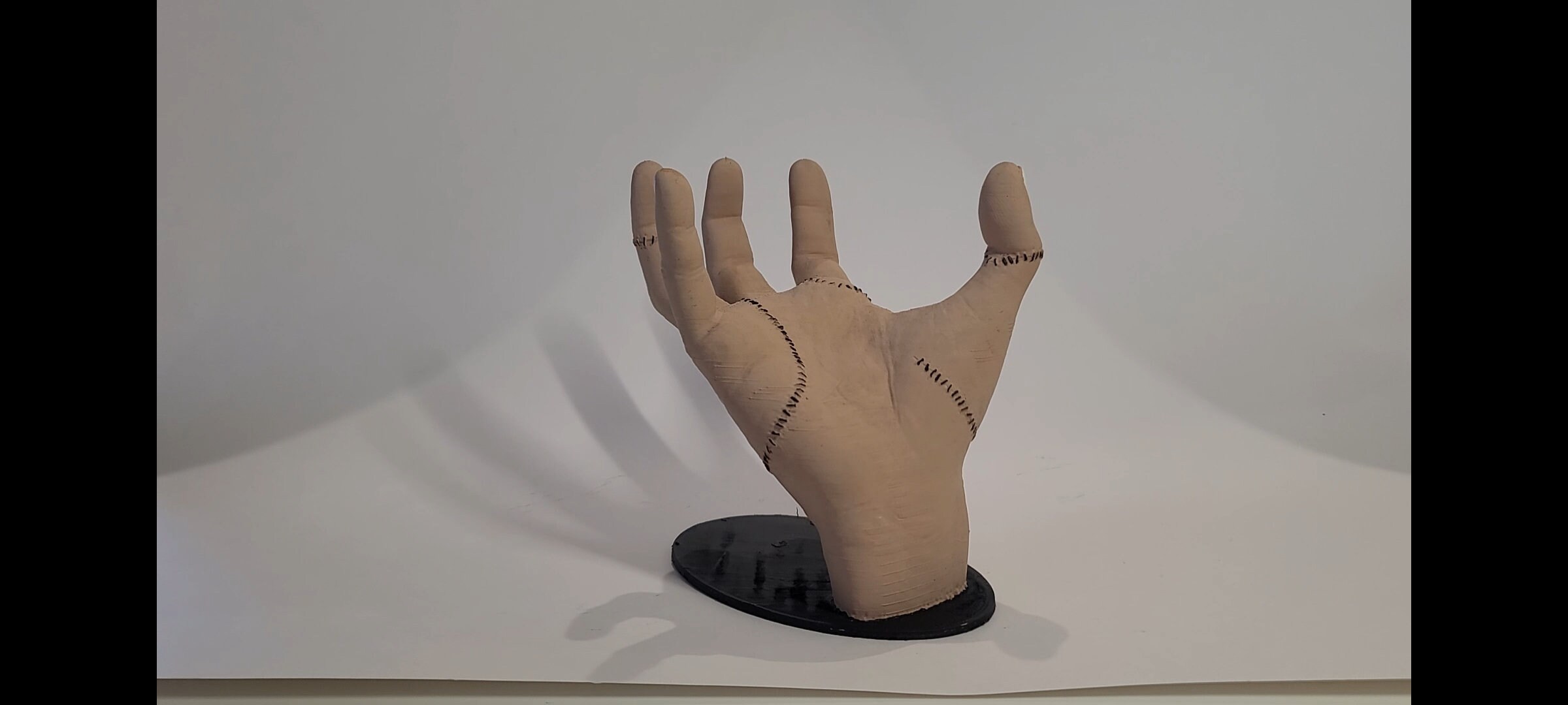 Thing Phone Stand, Life-size 3d Printed. Inspired by Wednesday. Sanded ...