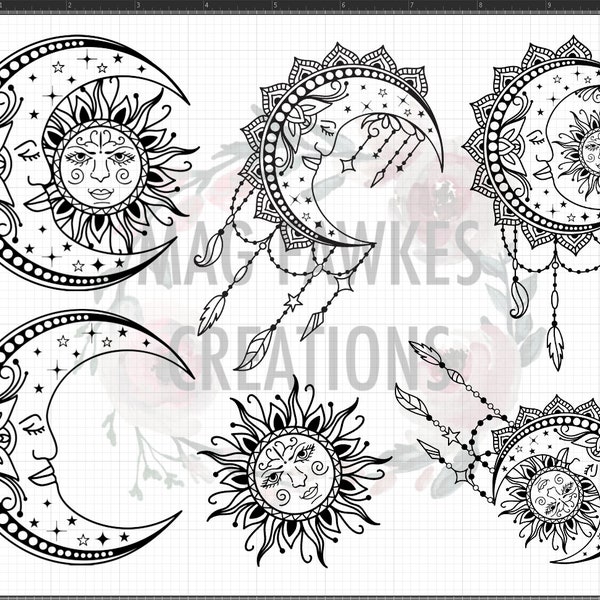 Zentangle Sun - Etsy