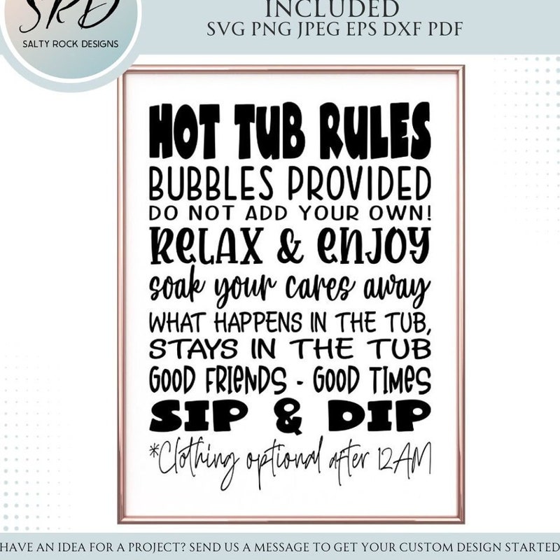 Hot Tub Signs - Etsy