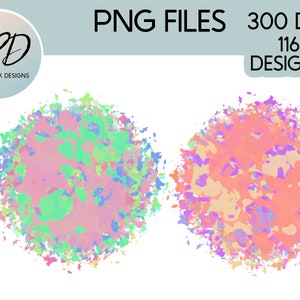 Sublimation Background Bundle | Colorful Background PNG | Digital ...