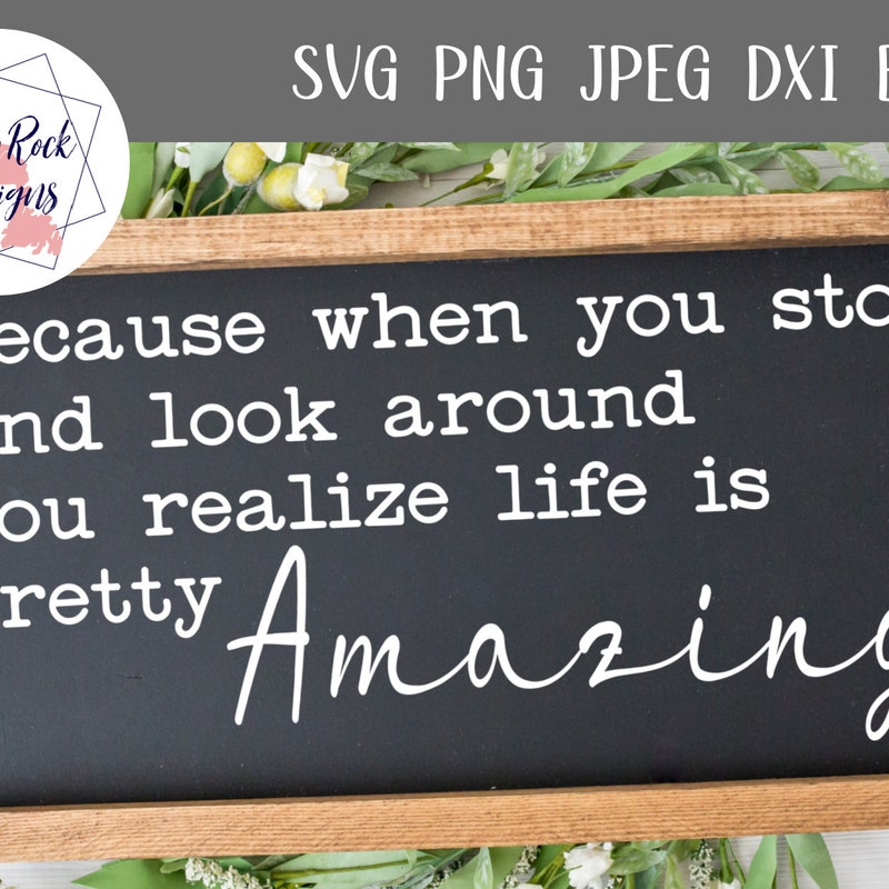 Life is Amazing - Etsy
