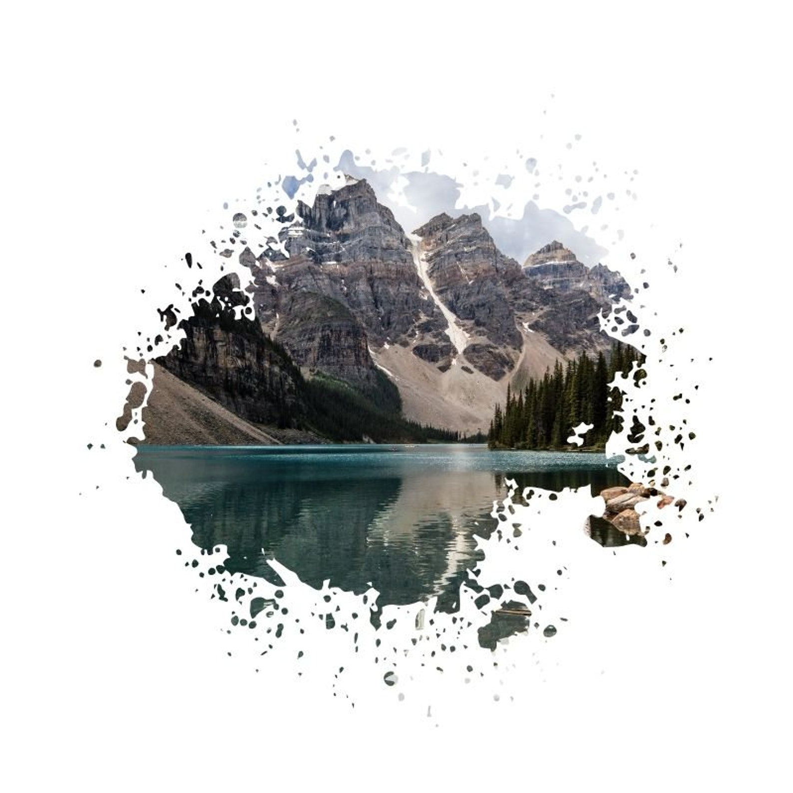 Bleach Effect Distressed Edge Canva Frames. 75 Frames. Fill Your Own ...