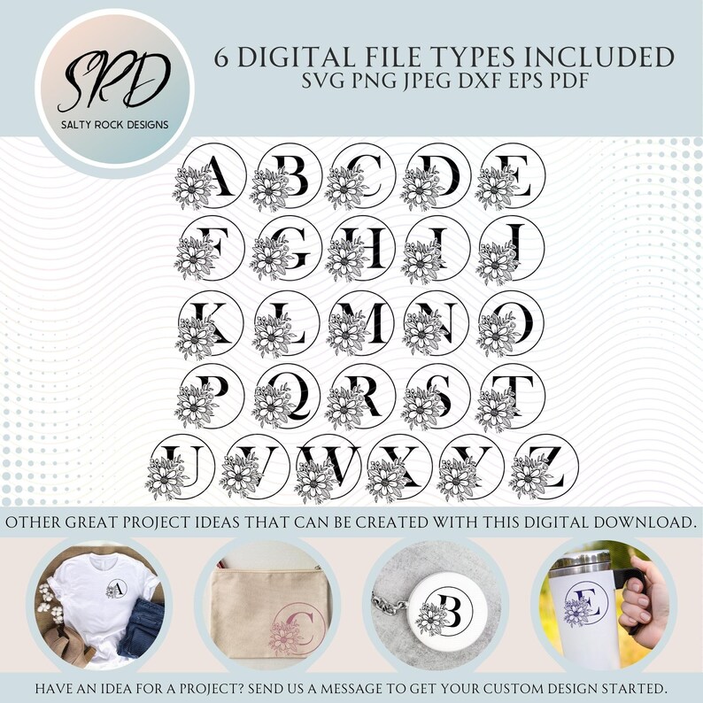 Monogram Svg Bundle, Monogram Letters Svg, Christmas Monogram Svg ...