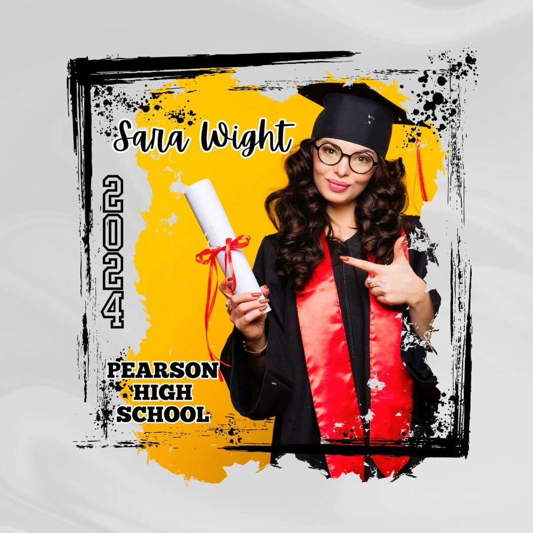 20 Editable Grad Shirt Template Bundle Canva Templates 2024 Grad Shirt ...