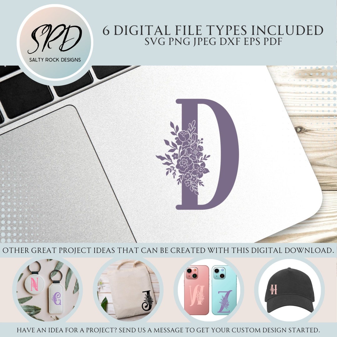 Monogram Svg Bundle, Monogram Letters Svg, Christmas Monogram Svg ...