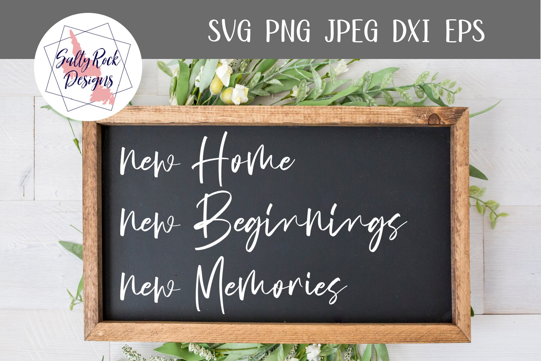 New Home Svg New Beginnings Svg Cricut Silhouette Digital - Etsy