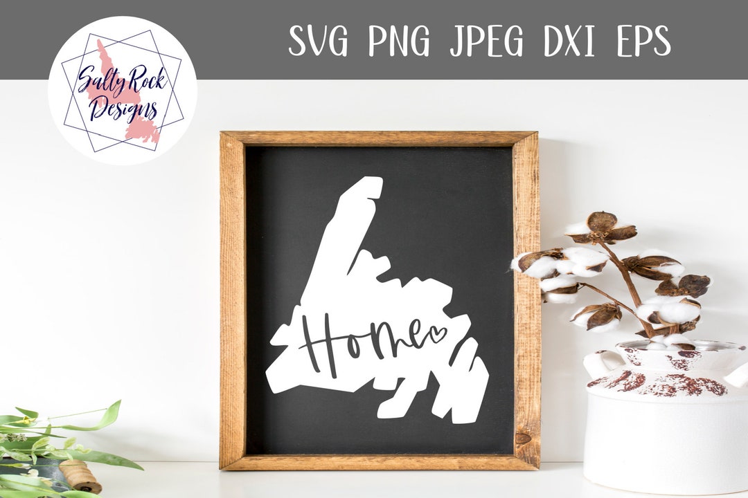 Newfoundland Home Svg NL Svg Newfoundland Svg Newfoundland Wall Art ...
