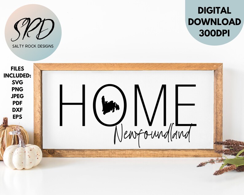 Newfoundland Svg, NL Home Svg, Newfoundland Sign Svg, Cricut Digital ...
