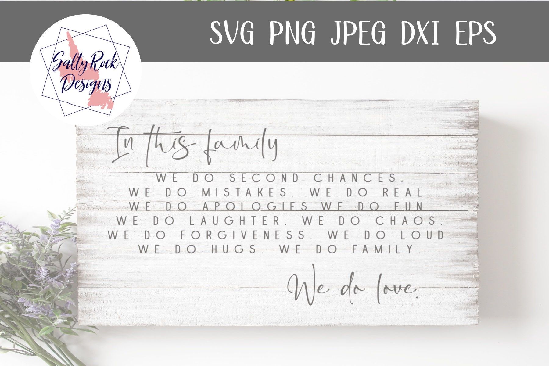 Family Rules Svg in This House SVG Cricut Silhouette - Etsy