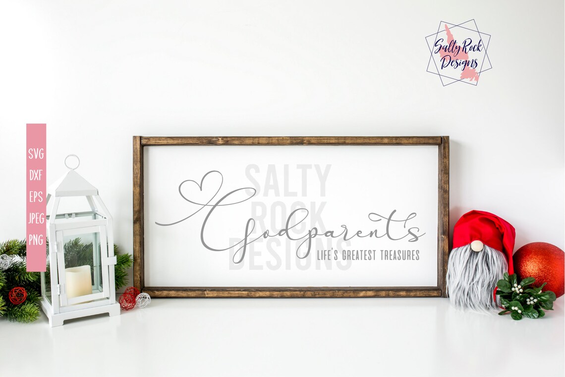 Godparents svg Godparents sign svg Godparents Cut File | Etsy