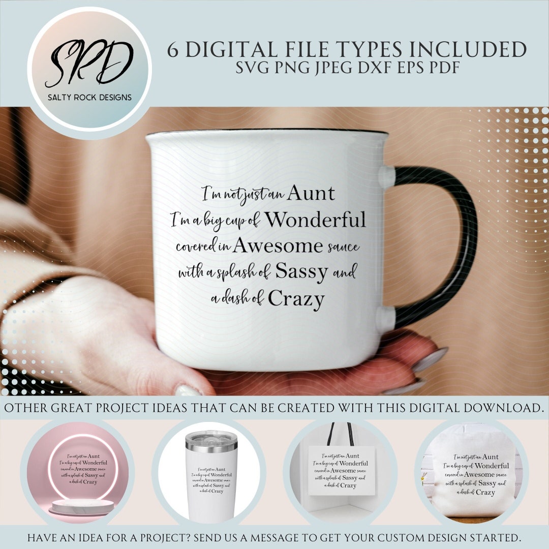 Aunt Svg,auntie Svg,cricut, Silhouette, Dxf, Png, Eps, Aunt Sign Svg ...