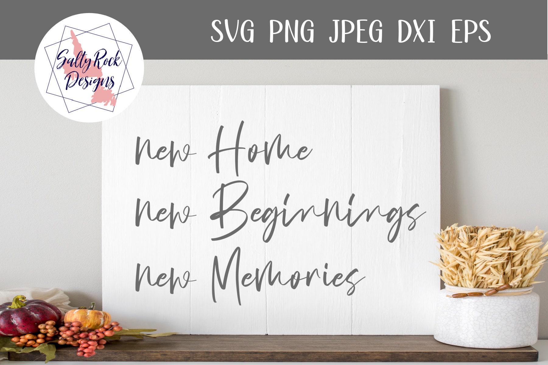 New Home Svg New Beginnings Svg Cricut Silhouette Digital - Etsy