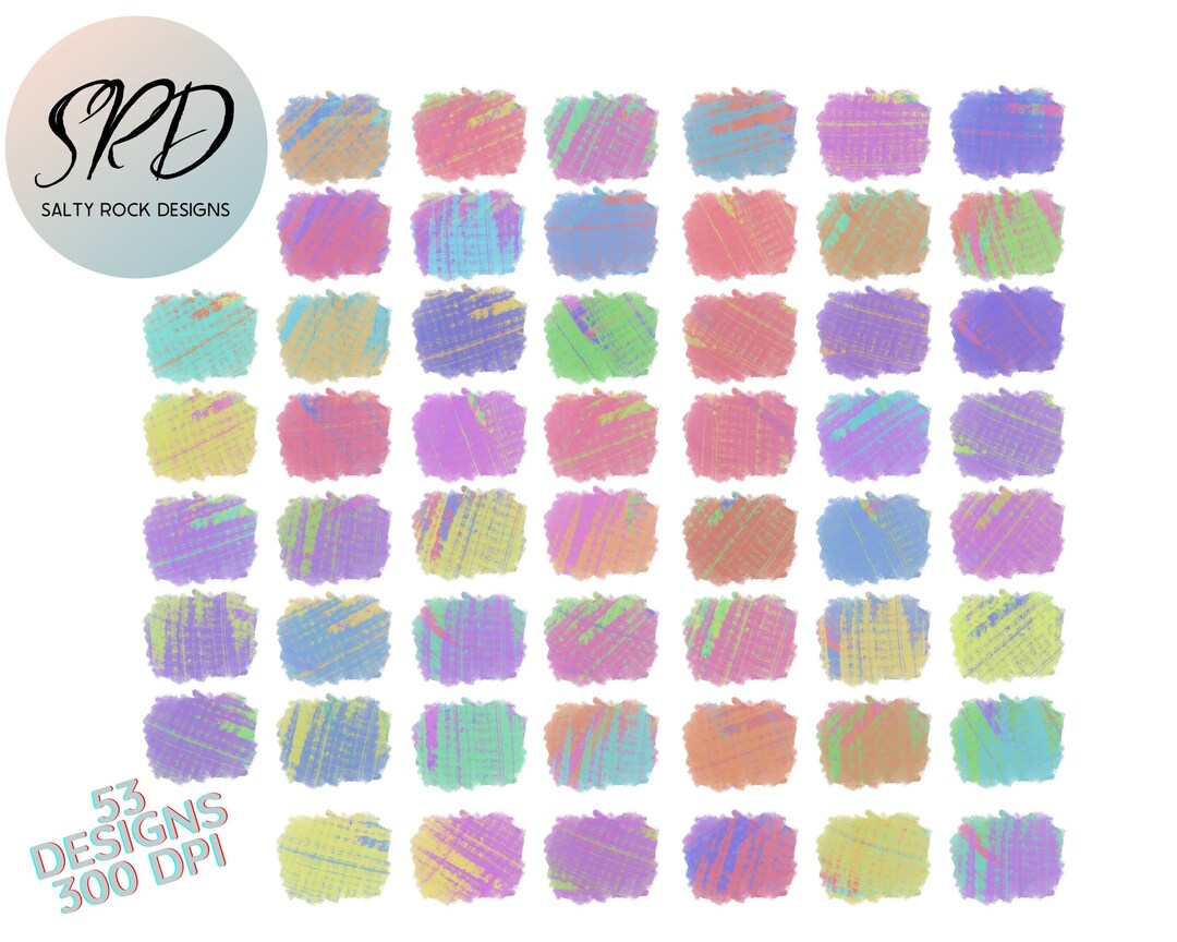 Sublimation Background Bundle Colorful Background PNG Digital ...