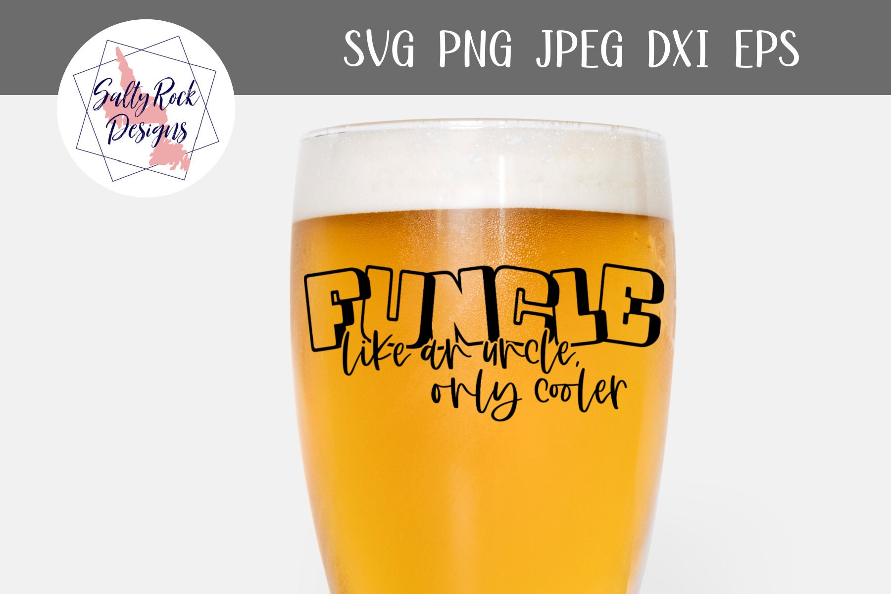 Funcle SVG Cricut Silhouette uncle svg funcle like an | Etsy